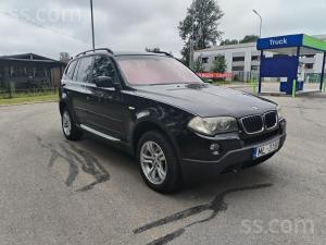 Black BMW X3 2007 in Riga, with an engine capacity of 2.00 L and mileage of 240 thousand km for 4800 €, photo 7 on AUTOMOTO.COM.LV