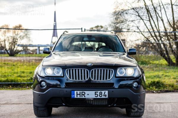 Black BMW X3 2007 in Riga, with an engine capacity of 3.00 L and mileage of 363 thousand km for 6490 €, photo 3 on AUTOMOTO.COM.LV