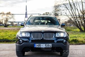 Black BMW X3 2007 in Riga, with an engine capacity of 3.00 L and mileage of 363 thousand km for 6490 €, photo 3 on AUTOMOTO.COM.LV