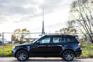 Black BMW X3 2007 in Riga, with an engine capacity of 3.00 L and mileage of 363 thousand km for 6490 €, photo 4 on AUTOMOTO.COM.LV
