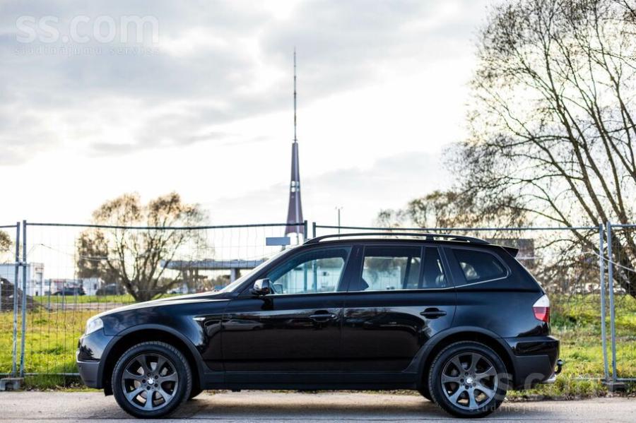 Black BMW X3 2007 in Riga, with an engine capacity of 3.00 L and mileage of 363 thousand km for 6490 €, photo 4 on AUTOMOTO.COM.LV