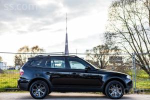 Black BMW X3 2007 in Riga, with an engine capacity of 3.00 L and mileage of 363 thousand km for 6490 €, photo 5 on AUTOMOTO.COM.LV