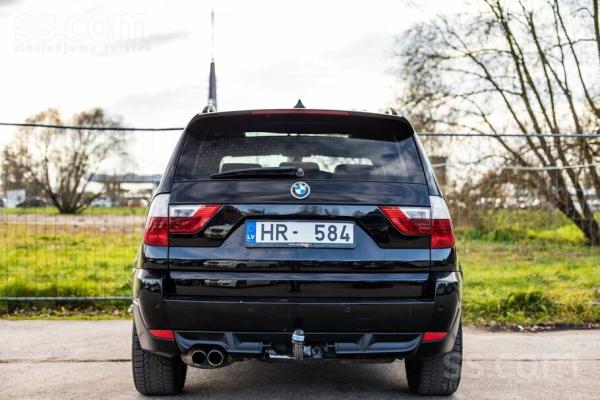 Black BMW X3 2007 in Riga, with an engine capacity of 3.00 L and mileage of 363 thousand km for 6490 €, photo 8 on AUTOMOTO.COM.LV