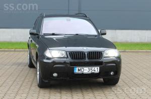 Black BMW X3 2007 in Riga, with an engine capacity of 3.00 L and mileage of 0 thousand km for 5990 €, photo 4 on AUTOMOTO.COM.LV