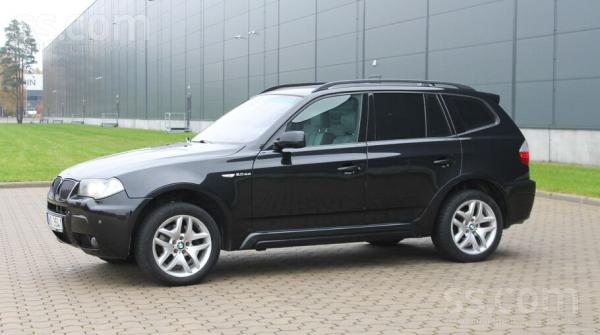 Black BMW X3 2007 in Riga, with an engine capacity of 3.00 L and mileage of 0 thousand km for 5990 €, photo 6 on AUTOMOTO.COM.LV