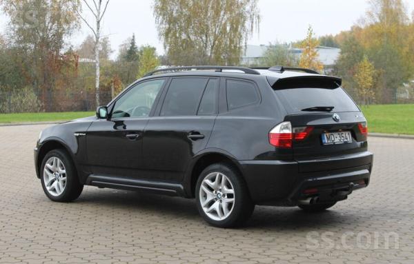 Black BMW X3 2007 in Riga, with an engine capacity of 3.00 L and mileage of 0 thousand km for 5990 €, photo 7 on AUTOMOTO.COM.LV