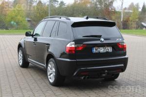 Black BMW X3 2007 in Riga, with an engine capacity of 3.00 L and mileage of 0 thousand km for 5990 €, photo 8 on AUTOMOTO.COM.LV