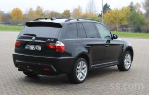 Black BMW X3 2007 in Riga, with an engine capacity of 3.00 L and mileage of 0 thousand km for 5990 €, photo 9 on AUTOMOTO.COM.LV