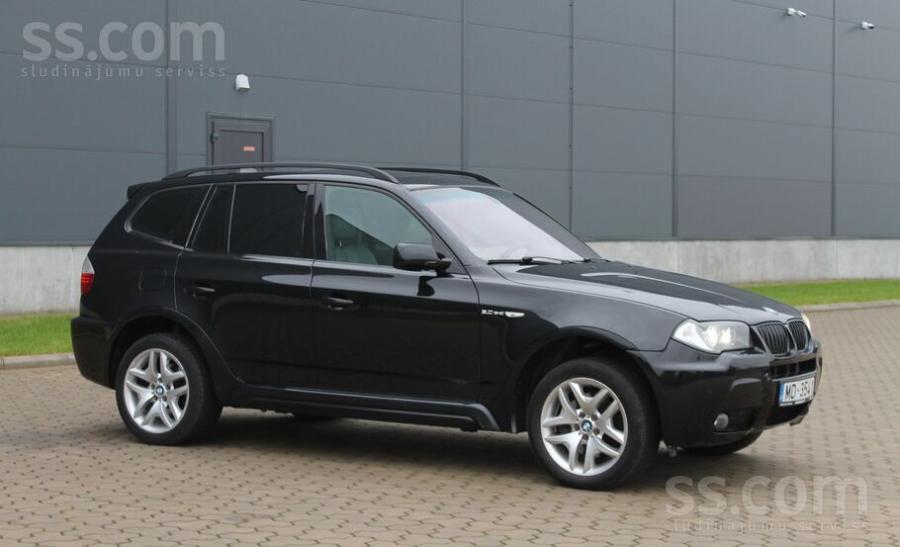 Black BMW X3 2007 in Riga, with an engine capacity of 3.00 L and mileage of 0 thousand km for 5990 €, photo 11 on AUTOMOTO.COM.LV
