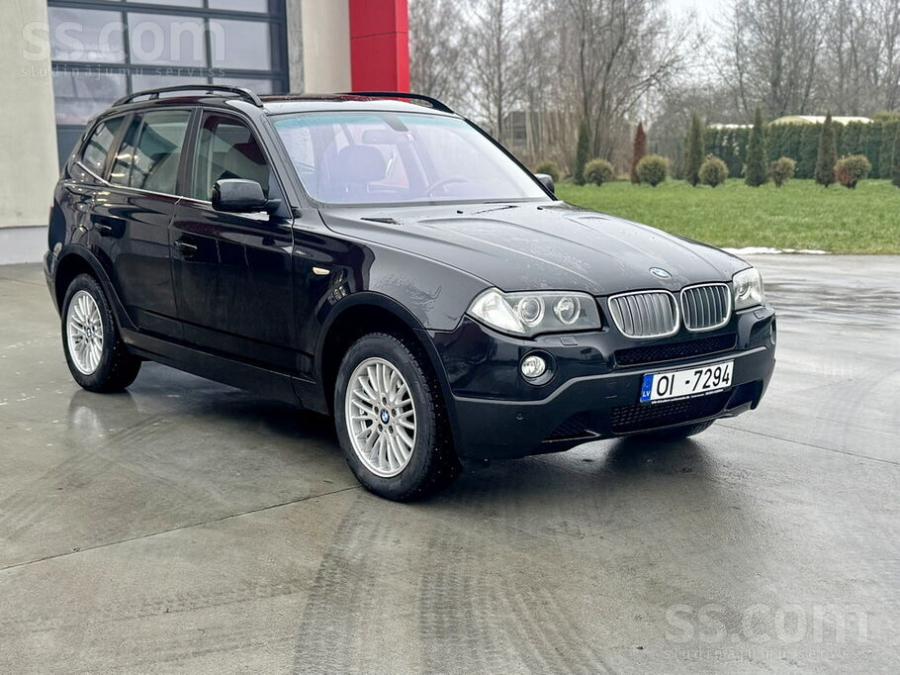 Black BMW X3 2007 in Bauska, with an engine capacity of 3.00 L and mileage of 306 thousand km for 5800 €, photo 2 on AUTOMOTO.COM.LV