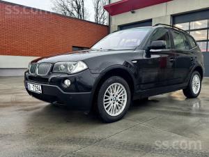 Black BMW X3 2007 in Bauska, with an engine capacity of 3.00 L and mileage of 306 thousand km for 5800 €, photo 8 on AUTOMOTO.COM.LV