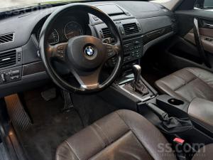 Black BMW X3 2007 in Bauska, with an engine capacity of 3.00 L and mileage of 306 thousand km for 5800 €, photo 10 on AUTOMOTO.COM.LV