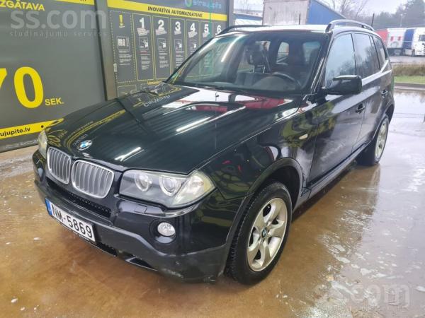 Black BMW X3 2007 in Riga, with an engine capacity of 3.00 L and mileage of 248 thousand km for 4100 €, photo 1 on AUTOMOTO.COM.LV