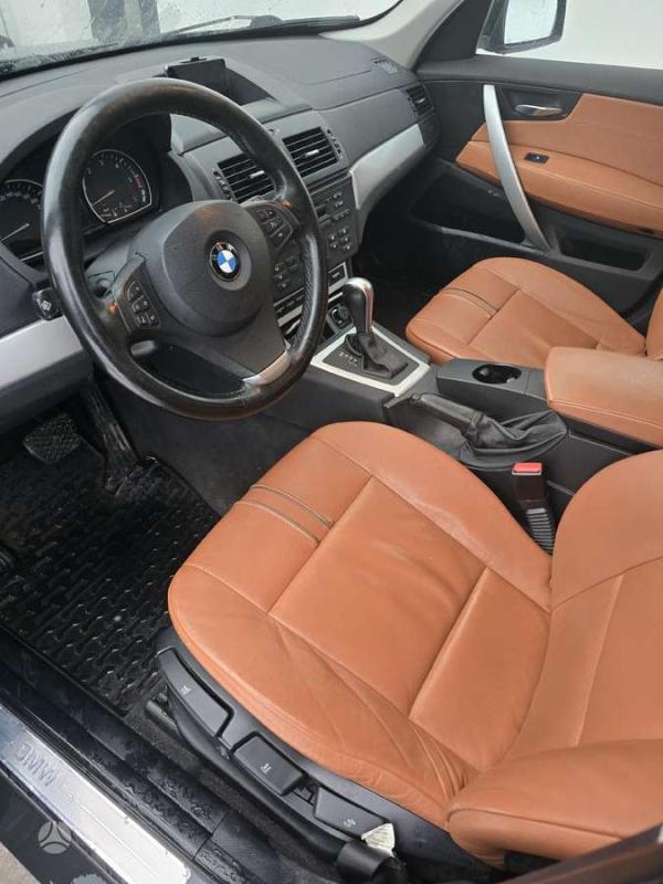 Melns BMW X3 2007 Viļņa, ar dzinēja tilpumu 2.99 L un nobraukumu 300 tūkst. km par 4999 €, foto 8 vietnē AUTOMOTO.COM.LV