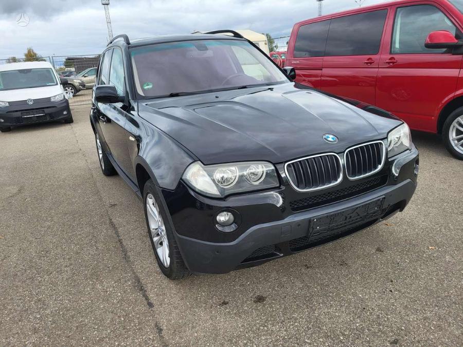 Black BMW X3 2007 in Marijampole, with an engine capacity of 2.00 L and mileage of 268 thousand km for 4900 €, photo 1 on AUTOMOTO.COM.LV