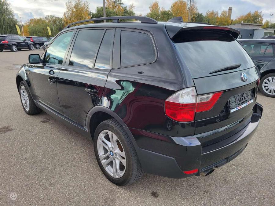 Black BMW X3 2007 in Marijampole, with an engine capacity of 2.00 L and mileage of 268 thousand km for 4900 €, photo 13 on AUTOMOTO.COM.LV