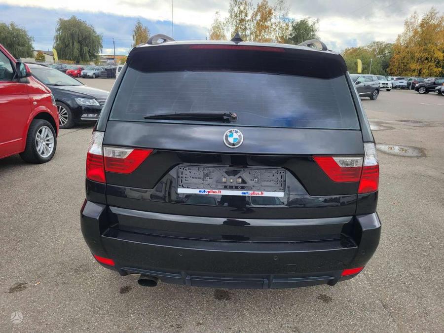 Black BMW X3 2007 in Marijampole, with an engine capacity of 2.00 L and mileage of 268 thousand km for 4900 €, photo 15 on AUTOMOTO.COM.LV