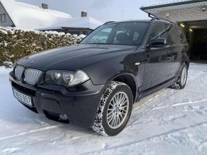 Black BMW X3 2007 in Alytus, with an engine capacity of 2.00 L and mileage of 211 thousand km for 6300 €, photo  on AUTOMOTO.COM.LV