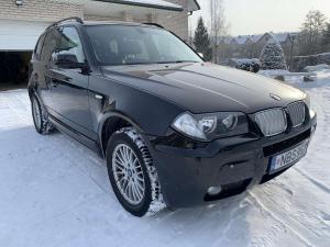 Black BMW X3 2007 in Alytus, with an engine capacity of 2.00 L and mileage of 211 thousand km for 6300 €, photo 2 on AUTOMOTO.COM.LV
