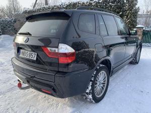 Black BMW X3 2007 in Alytus, with an engine capacity of 2.00 L and mileage of 211 thousand km for 6300 €, photo 4 on AUTOMOTO.COM.LV