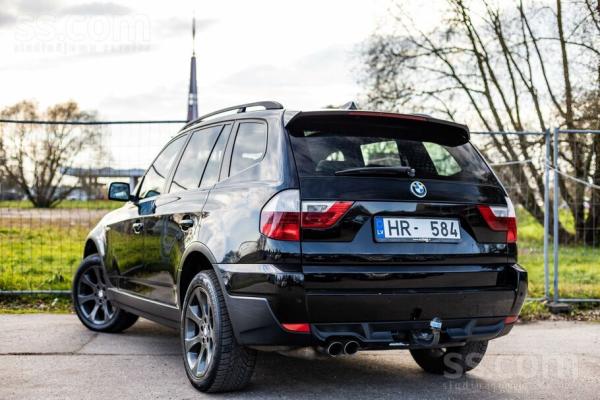 Black BMW X3 2007 in Riga, with an engine capacity of 3.00 L and mileage of 363 thousand km for 5990 €, photo 6 on AUTOMOTO.COM.LV