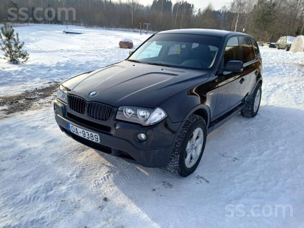 Melns BMW X3 2007 Rīga, ar dzinēja tilpumu 2.00 L un nobraukumu 345 tūkst. km par 4000 €, foto 1 vietnē AUTOMOTO.COM.LV