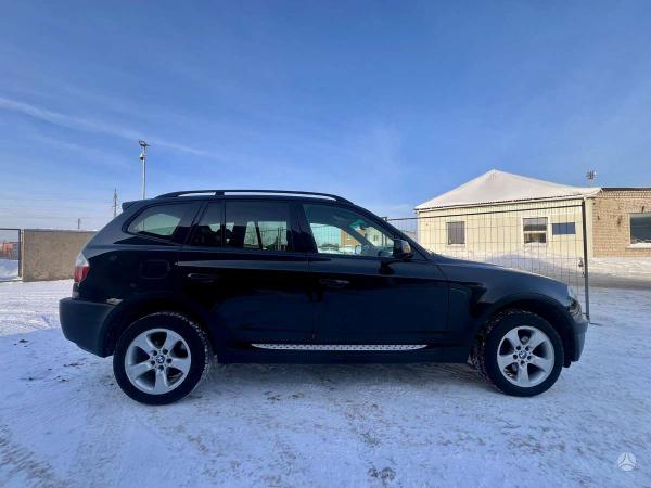 Black BMW X3 2007 in Utena, with an engine capacity of 2.00 L and mileage of 269 thousand km for 4950 €, photo 8 on AUTOMOTO.COM.LV