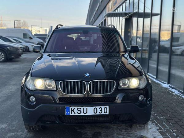 Black BMW X3 2007 in Vilnius, with an engine capacity of 2.99 L and mileage of 313 thousand km for 3650 €, photo 7 on AUTOMOTO.COM.LV