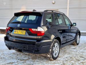 Black BMW X3 2007 in Vilnius, with an engine capacity of 2.00 L and mileage of 135 thousand km for 1990 €, photo 2 on AUTOMOTO.COM.LV