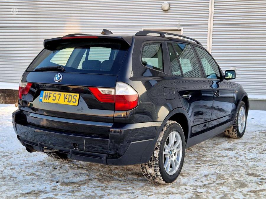 Black BMW X3 2007 in Vilnius, with an engine capacity of 2.00 L and mileage of 135 thousand km for 1990 €, photo 2 on AUTOMOTO.COM.LV