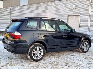 Black BMW X3 2007 in Vilnius, with an engine capacity of 2.00 L and mileage of 135 thousand km for 1990 €, photo 5 on AUTOMOTO.COM.LV