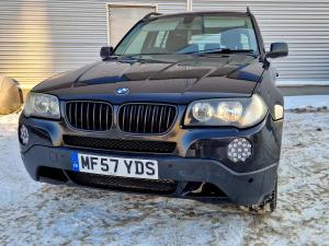 Black BMW X3 2007 in Vilnius, with an engine capacity of 2.00 L and mileage of 135 thousand km for 1990 €, photo 6 on AUTOMOTO.COM.LV
