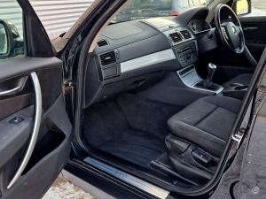 Black BMW X3 2007 in Vilnius, with an engine capacity of 2.00 L and mileage of 135 thousand km for 1990 €, photo 12 on AUTOMOTO.COM.LV