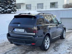 Black BMW X3 2007 in Vilnius, with an engine capacity of 2.99 L and mileage of 240 thousand km for 5297 €, photo 4 on AUTOMOTO.COM.LV