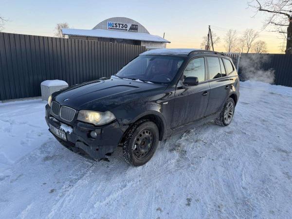 Black BMW X3 2007 in Marijampole, with an engine capacity of 2.99 L and mileage of 374 thousand km for 2550 €, photo 2 on AUTOMOTO.COM.LV