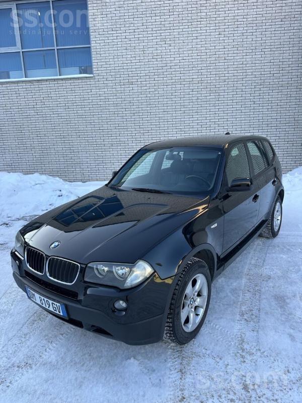 Melns BMW X3 2007 Balvi, ar dzinēja tilpumu 2.00 L un nobraukumu 250 tūkst. km par 5250 €, foto 1 vietnē AUTOMOTO.COM.LV