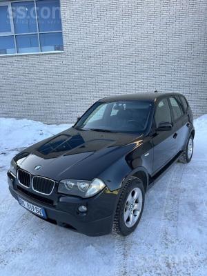 Melns BMW X3 2007 Balvi, ar dzinēja tilpumu 2.00 L un nobraukumu 250 tūkst. km par 5250 €, foto  vietnē AUTOMOTO.COM.LV