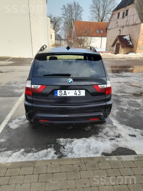 Melns BMW X3 2007 Bauska, ar dzinēja tilpumu 2.00 L un nobraukumu 284 tūkst. km par 6250 €, foto 2 vietnē AUTOMOTO.COM.LV