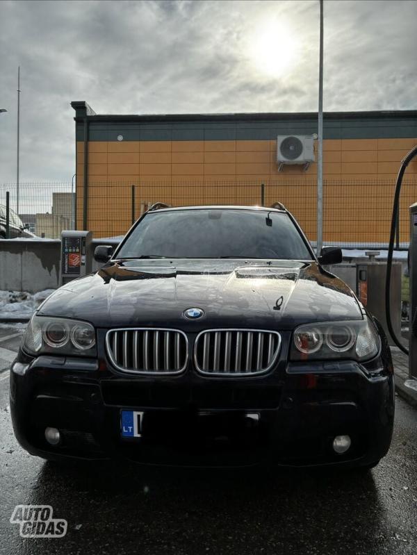 Black BMW X3 2007 in Vilnius, with an engine capacity of 3.00 L and mileage of 326 thousand km for 4750 €, photo 1 on AUTOMOTO.COM.LV