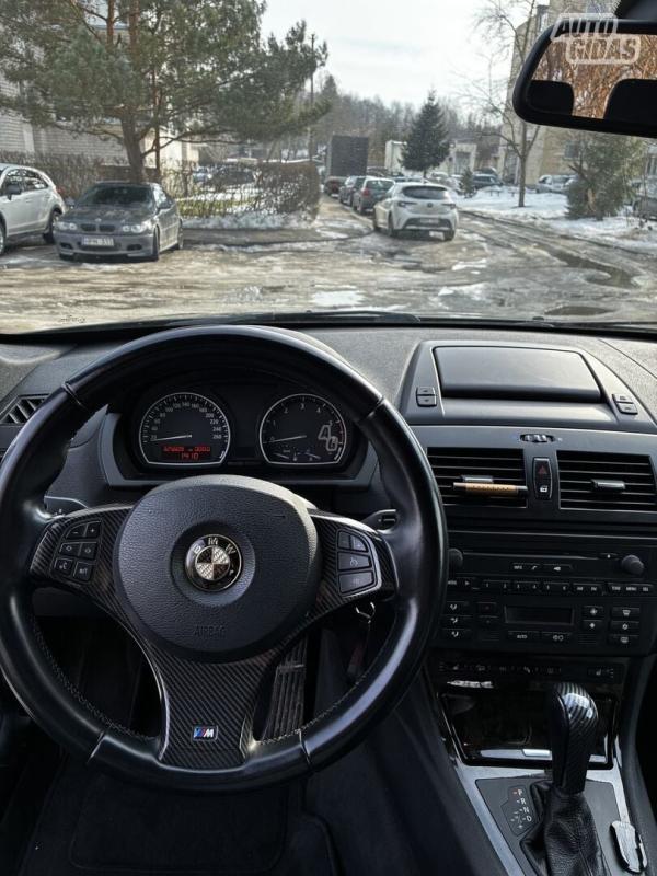 Black BMW X3 2007 in Vilnius, with an engine capacity of 3.00 L and mileage of 326 thousand km for 4750 €, photo 6 on AUTOMOTO.COM.LV