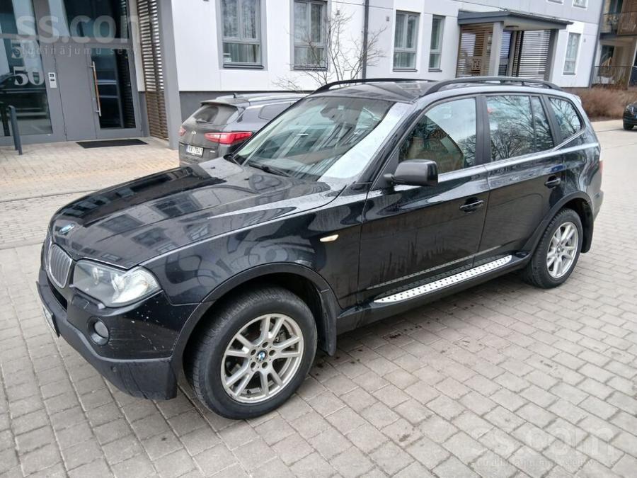 Melns BMW X3 2007 Jūrmala, ar dzinēja tilpumu 2.50 L un nobraukumu 0 tūkst. km par 3300 €, foto 2 vietnē AUTOMOTO.COM.LV