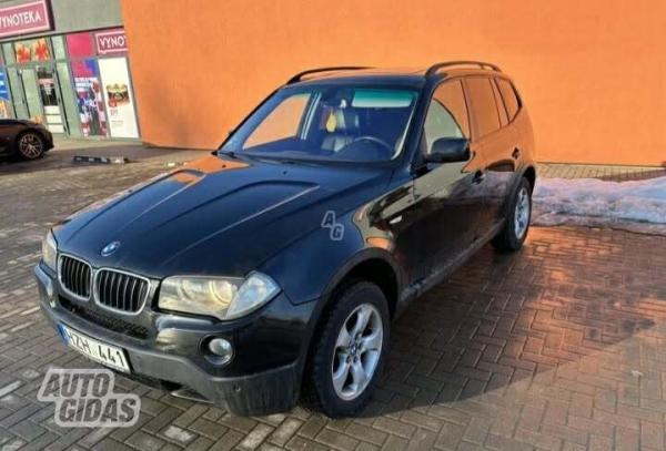 Black BMW X3 2007 in Kretinga, with an engine capacity of 2.00 L and mileage of 405 thousand km for 4000 €, photo 1 on AUTOMOTO.COM.LV