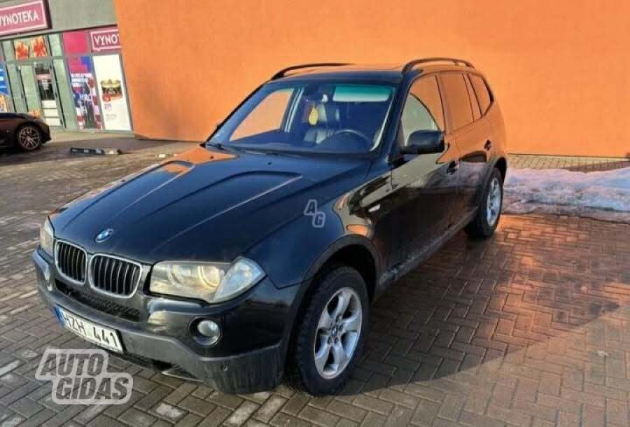 Black BMW X3 2007 in Kretinga, with an engine capacity of 2.00 L and mileage of 405 thousand km for 4000 €, photo 1 on AUTOMOTO.COM.LV
