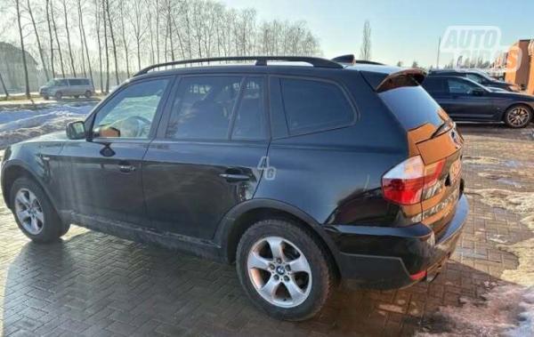 Black BMW X3 2007 in Kretinga, with an engine capacity of 2.00 L and mileage of 405 thousand km for 4000 €, photo 4 on AUTOMOTO.COM.LV