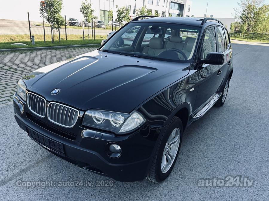 Black BMW X3 2007 in Tallinn, with an engine capacity of 3.00 L and mileage of 255 thousand km for 4980 €, photo 6 on AUTOMOTO.COM.LV