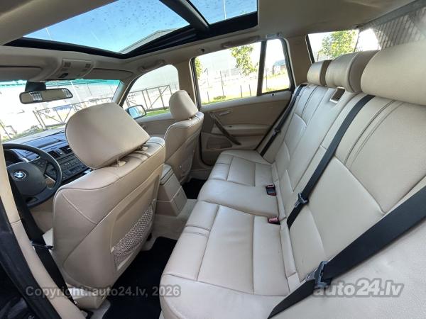 Black BMW X3 2007 in Tallinn, with an engine capacity of 3.00 L and mileage of 255 thousand km for 4980 €, photo 10 on AUTOMOTO.COM.LV