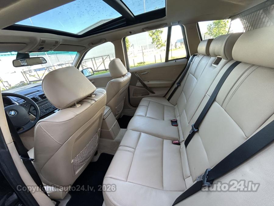 Black BMW X3 2007 in Tallinn, with an engine capacity of 3.00 L and mileage of 255 thousand km for 4980 €, photo 11 on AUTOMOTO.COM.LV
