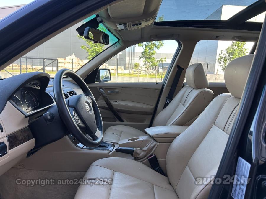 Black BMW X3 2007 in Tallinn, with an engine capacity of 3.00 L and mileage of 255 thousand km for 4980 €, photo 13 on AUTOMOTO.COM.LV