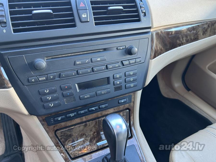 Black BMW X3 2007 in Tallinn, with an engine capacity of 3.00 L and mileage of 255 thousand km for 4980 €, photo 15 on AUTOMOTO.COM.LV