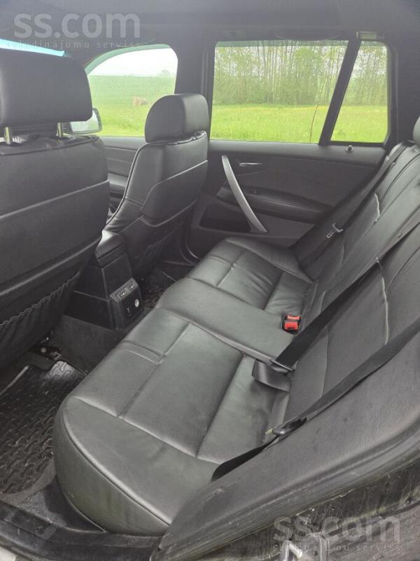 Black BMW X3 2007 in Ogre, with an engine capacity of 3.00 L and mileage of 360 thousand km for 5450 €, photo 6 on AUTOMOTO.COM.LV